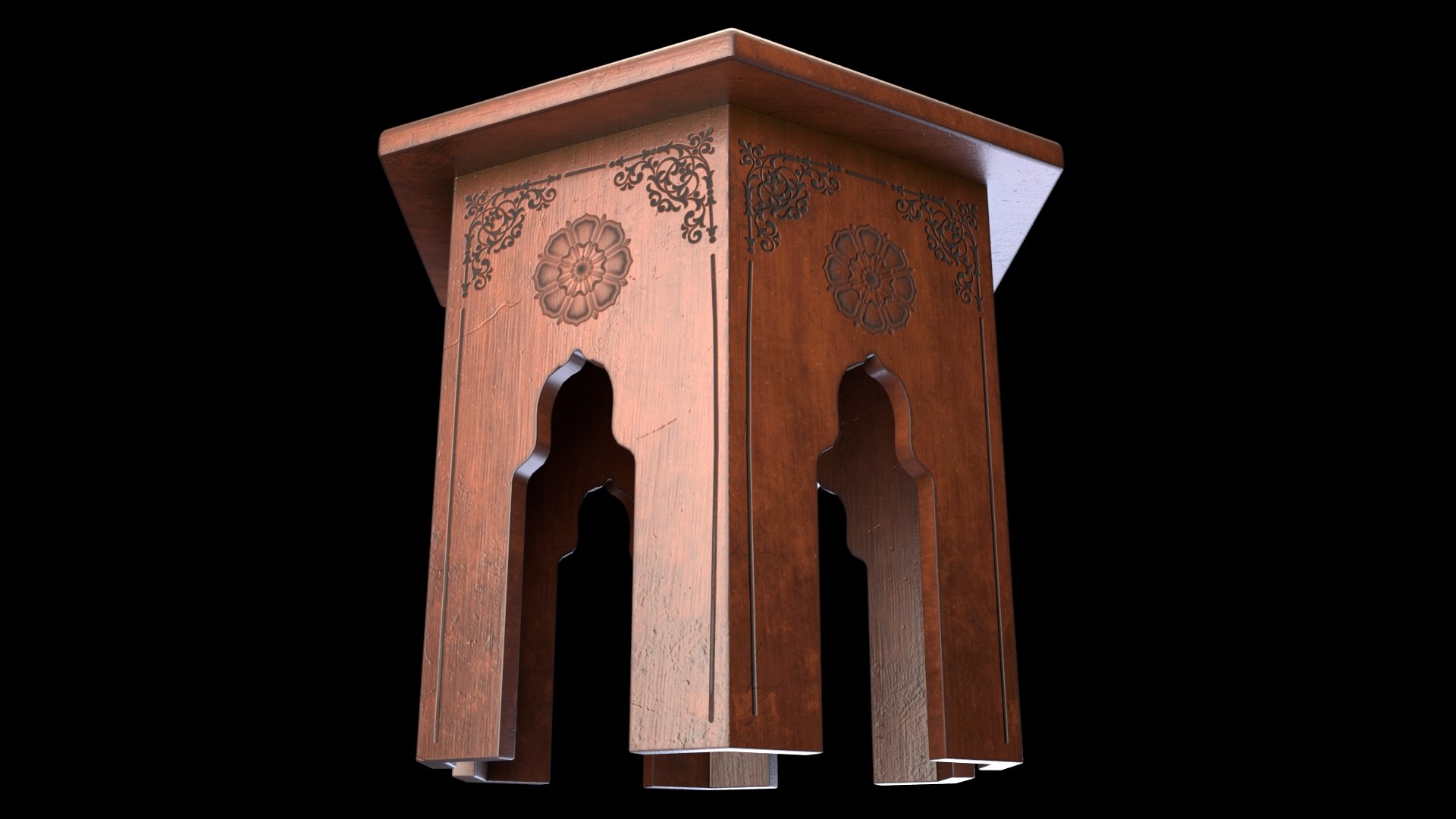 3D Arabic side table - TurboSquid 2126405