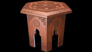 3D Table Arabic Models - Browse & Download Formats - TurboSquid