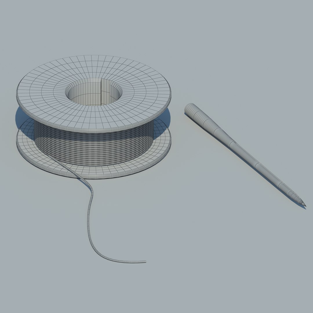 3D Needle Thread Sewing Model - TurboSquid 1537231
