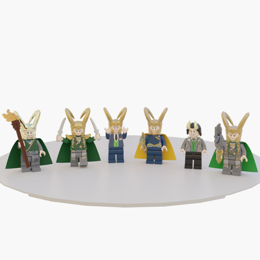Lego Loki Pack Model - TurboSquid 1988453