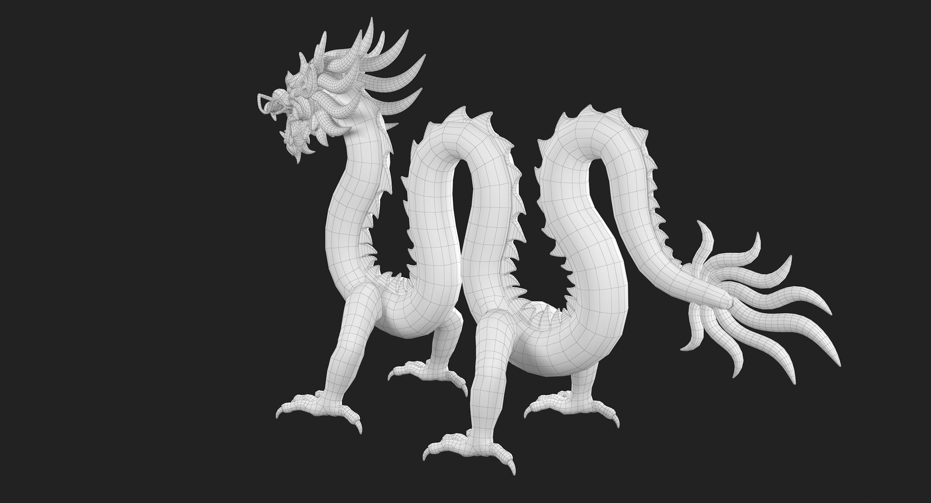 3D chinese dragon rig clr model - TurboSquid 1408071