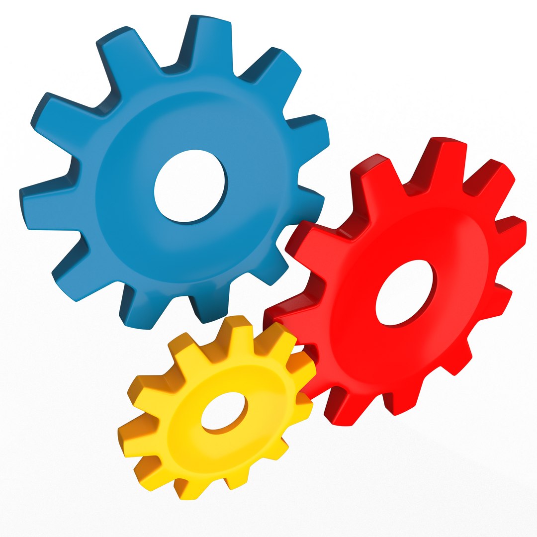 Setting Icon Cartoon 3D model - TurboSquid 2029926