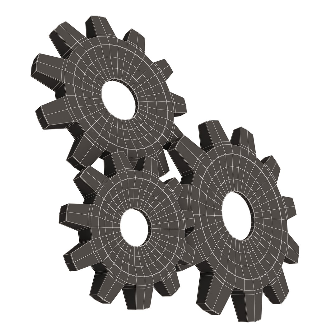 Setting Icon Cartoon 3D model - TurboSquid 2029926