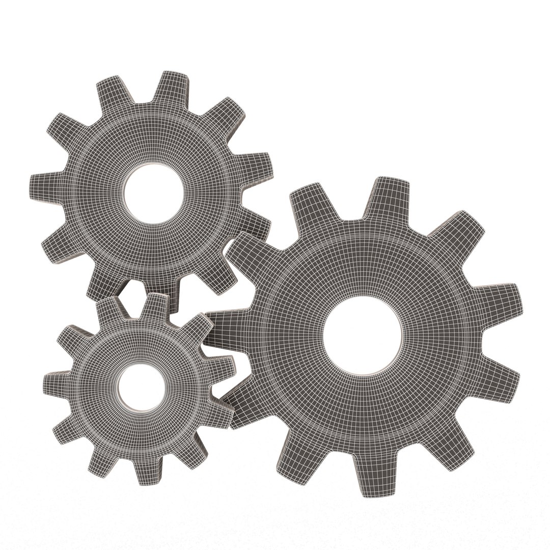 Setting Icon Cartoon 3D model - TurboSquid 2029926