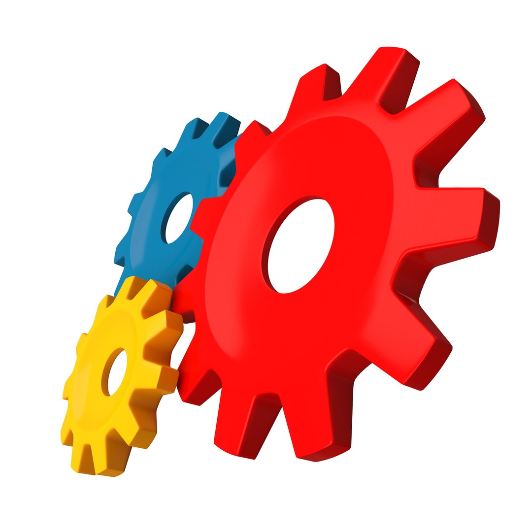 Setting Icon Cartoon 3D model - TurboSquid 2029926