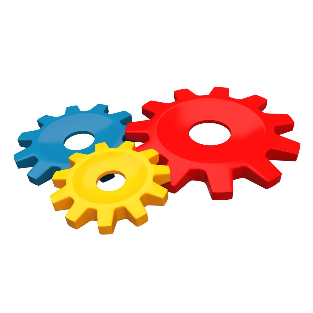 Setting Icon Cartoon 3D model - TurboSquid 2029926