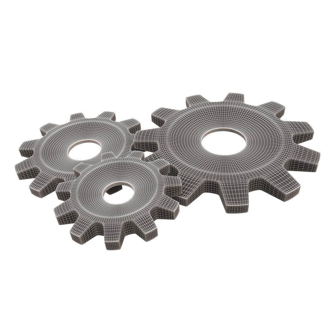 Setting Icon Cartoon 3D model - TurboSquid 2029926