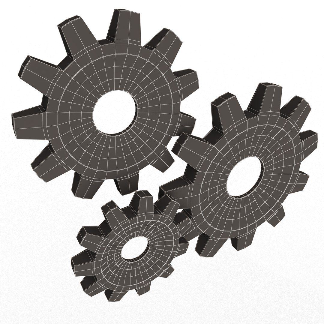Setting Icon Cartoon 3D model - TurboSquid 2029926