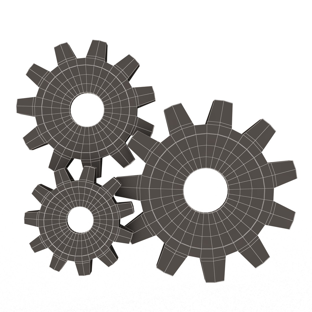 Setting Icon Cartoon 3D model - TurboSquid 2029926