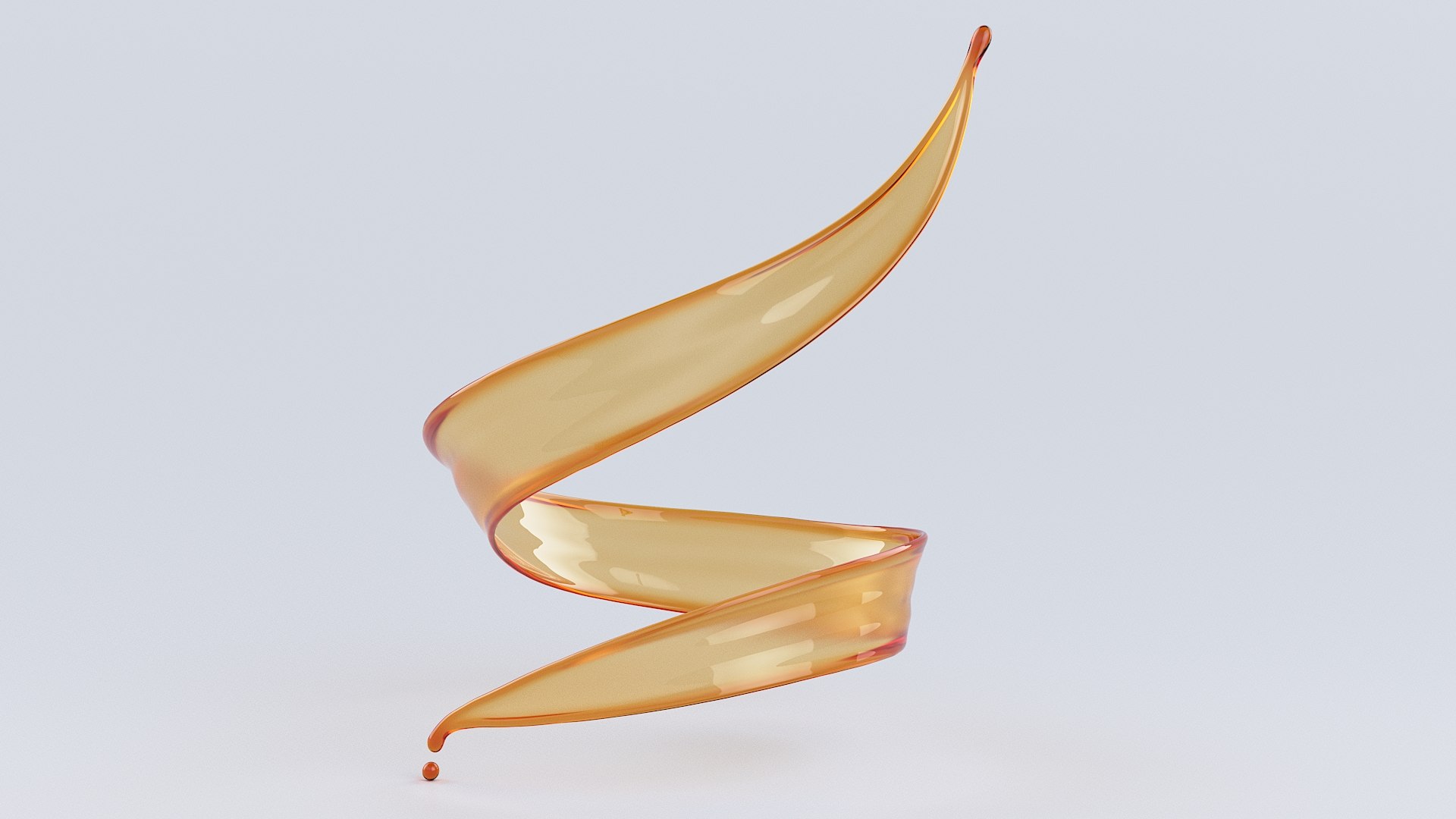Elegant Curved Splash 01 3D Model - TurboSquid 2032242