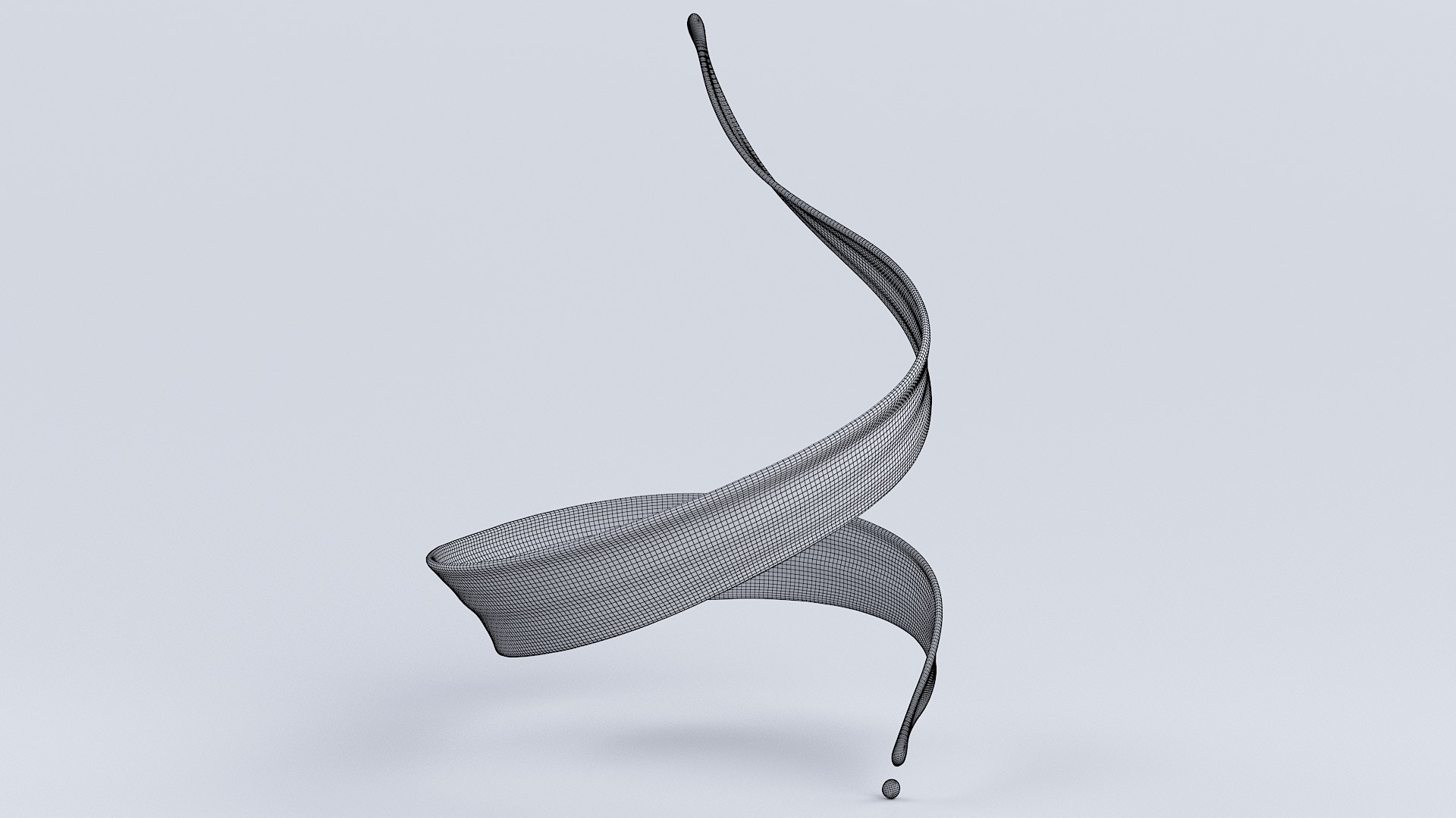 Elegant Curved Splash 01 3D model - TurboSquid 2032242