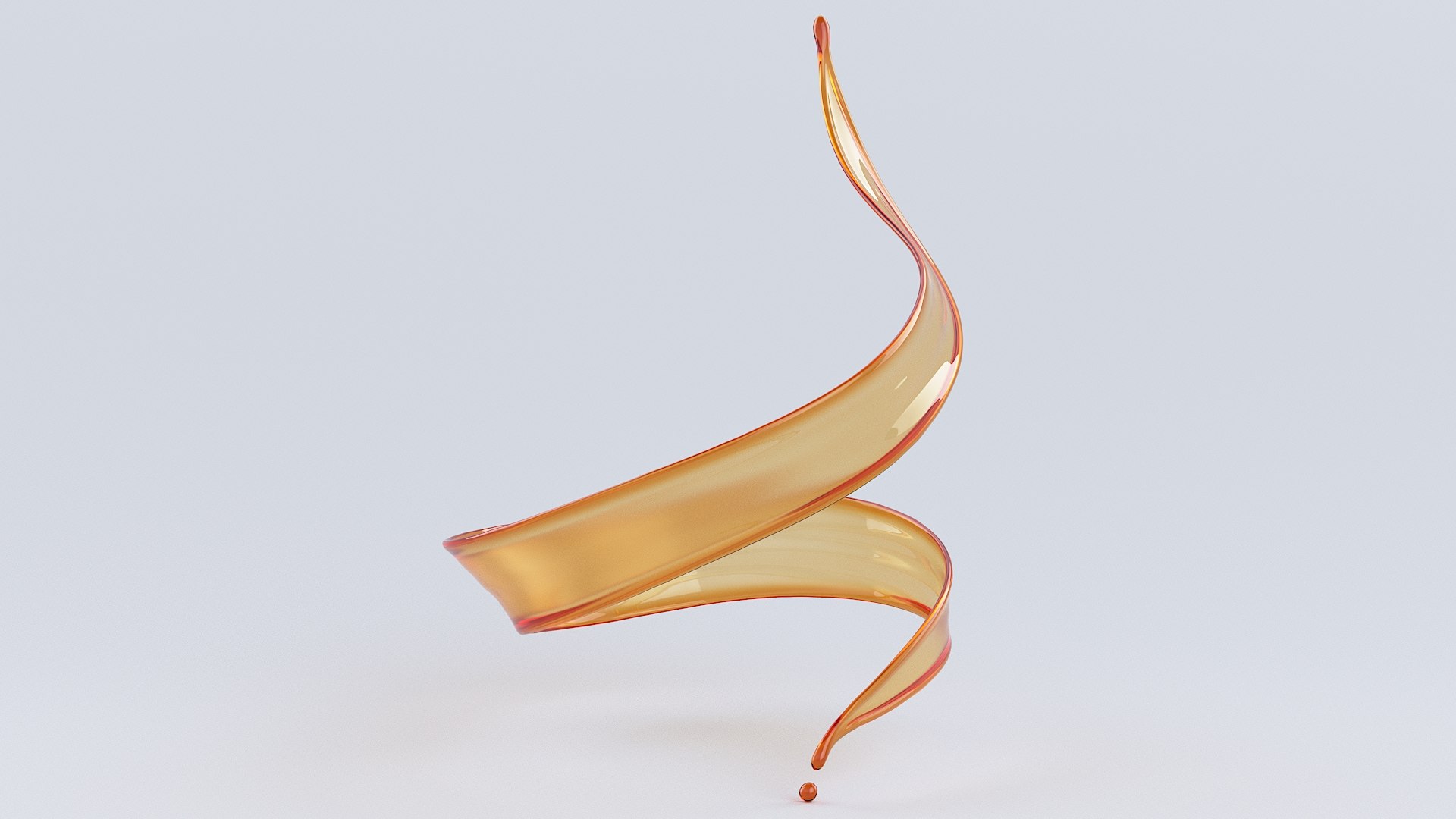 Elegant Curved Splash 01 3D Model - TurboSquid 2032242