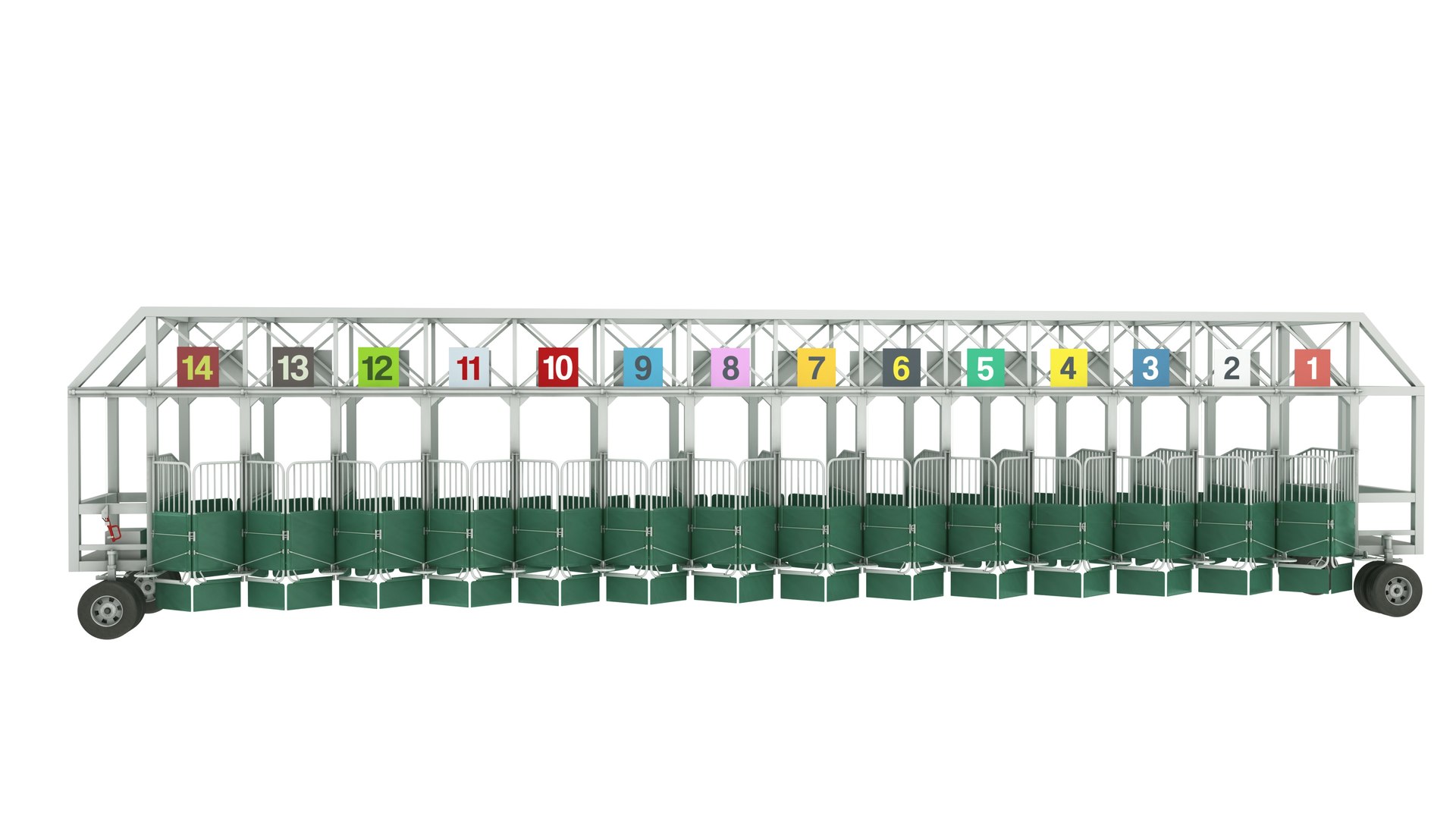 Horse Racing Gate And Training Arena Jump Stand 3D - TurboSquid 2234772