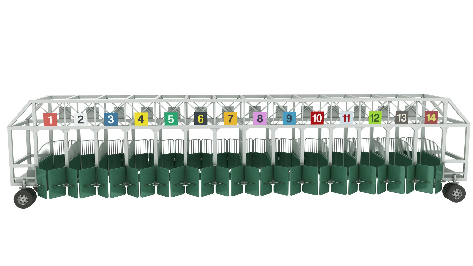 Horse Racing Gate And Training Arena Jump Stand 3D - TurboSquid 2234772