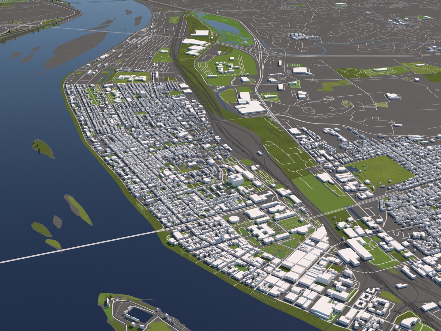 3D Buildings Houses Maps Model - TurboSquid 1615197