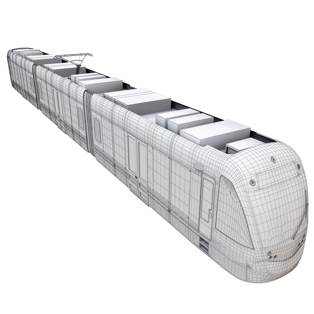 3D Tram City Model - TurboSquid 1159278