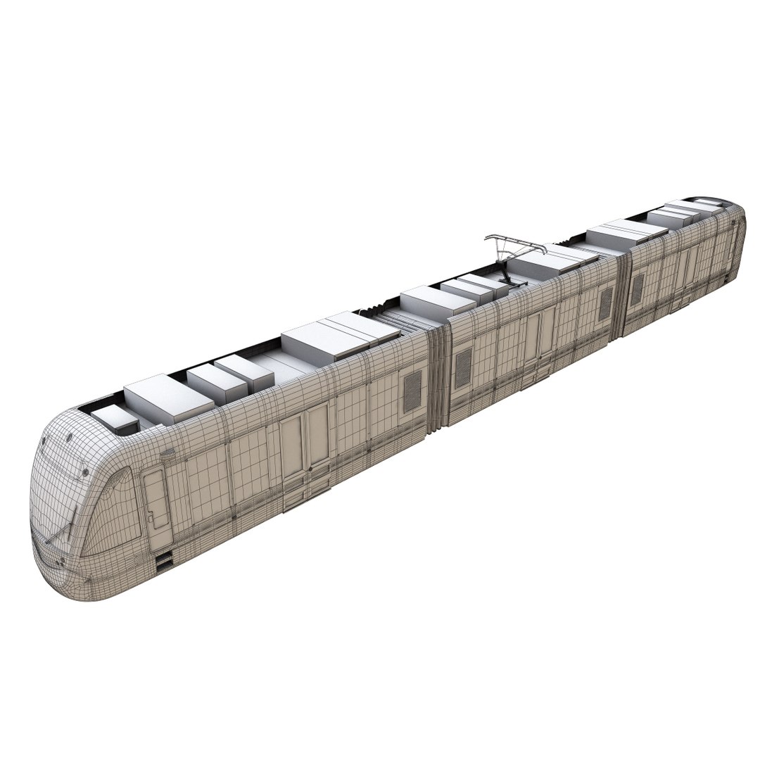 3D Tram City Model - TurboSquid 1159278