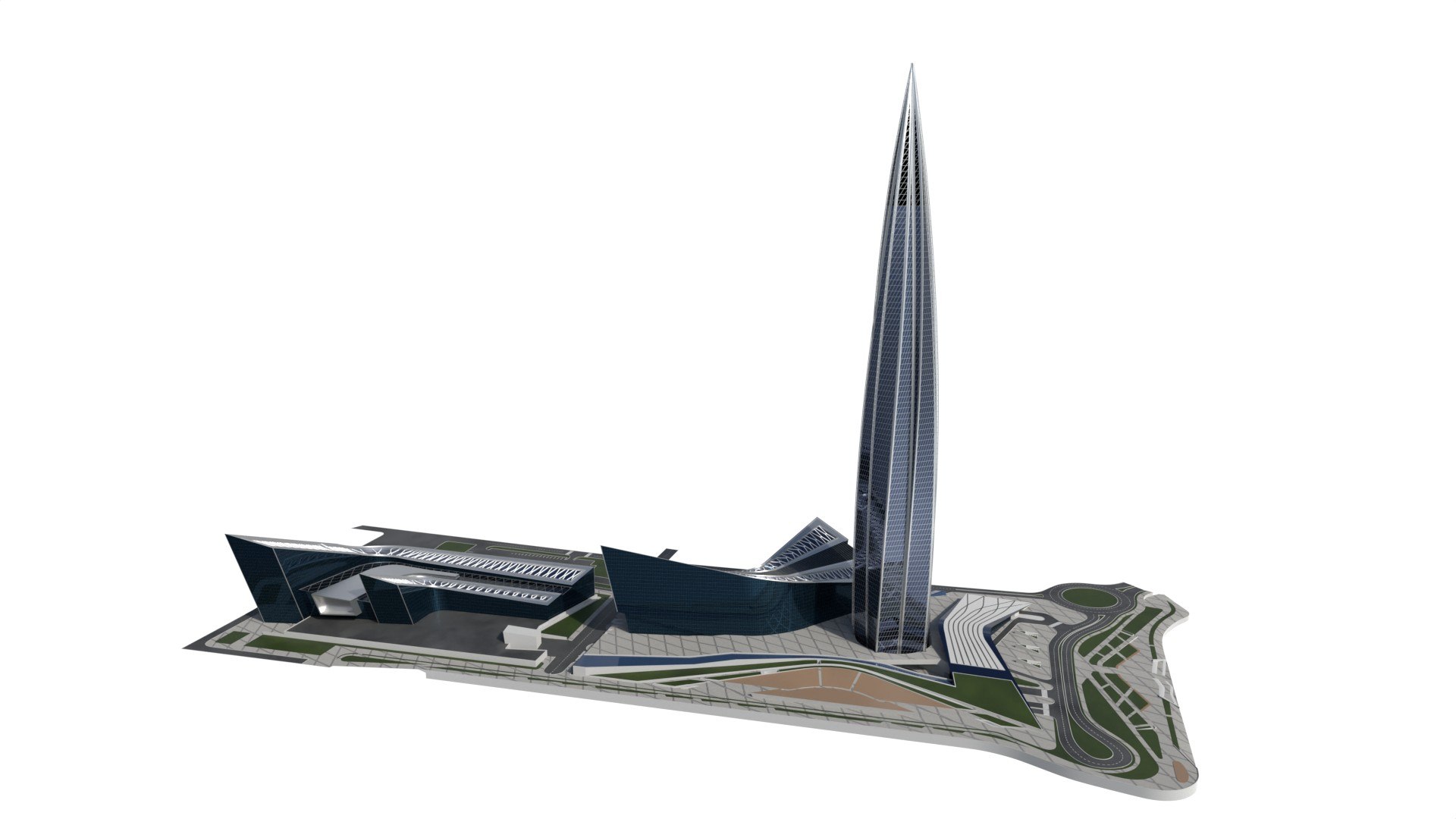 3D Lakhta Center Model - TurboSquid 2167795