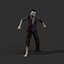 3ds max realistic man rigged normal