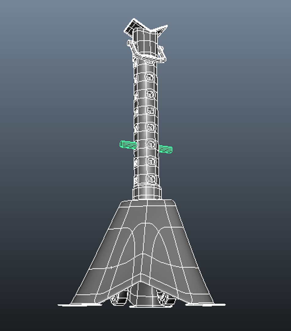 3d Jack Stand Model