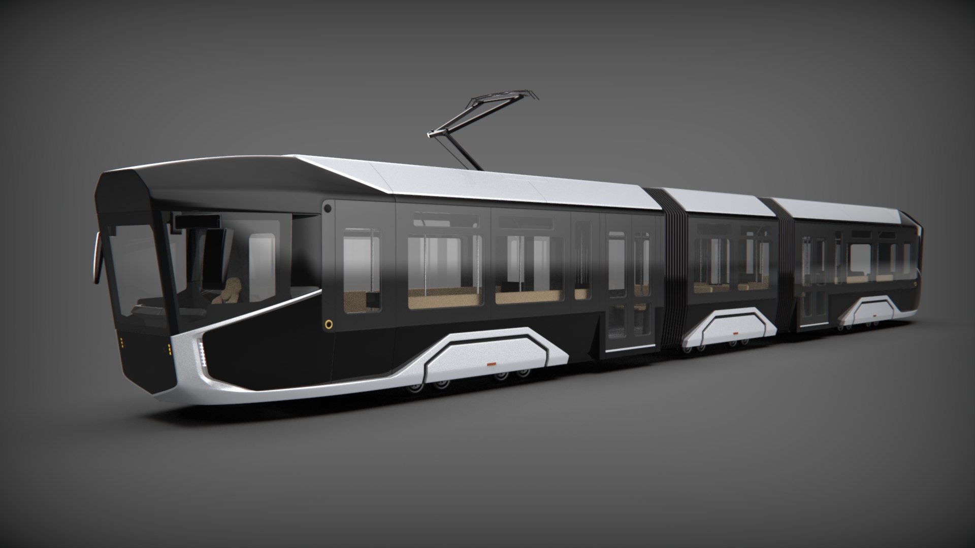 R1 1 Tram 3D Model - TurboSquid 1253185