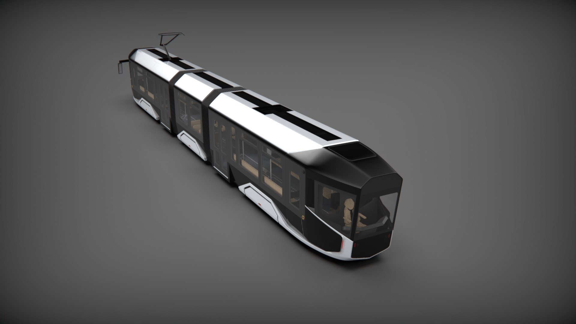 R1 1 Tram 3D Model - TurboSquid 1253185