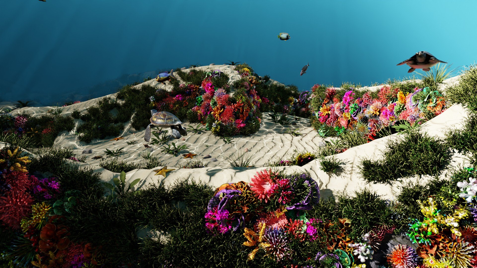 3D Coral Reef - TurboSquid 2389520