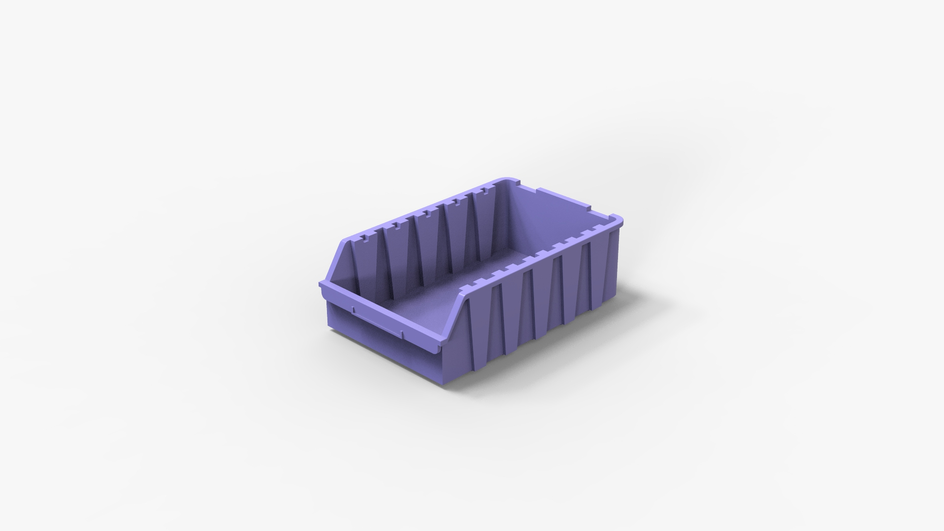 3D Storage Box Bin Stackable - TurboSquid 1792357