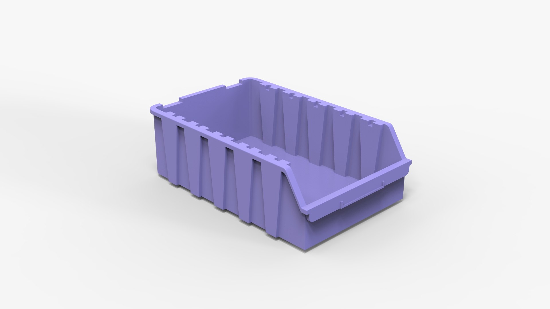 3D Storage Box Bin Stackable - TurboSquid 1792357