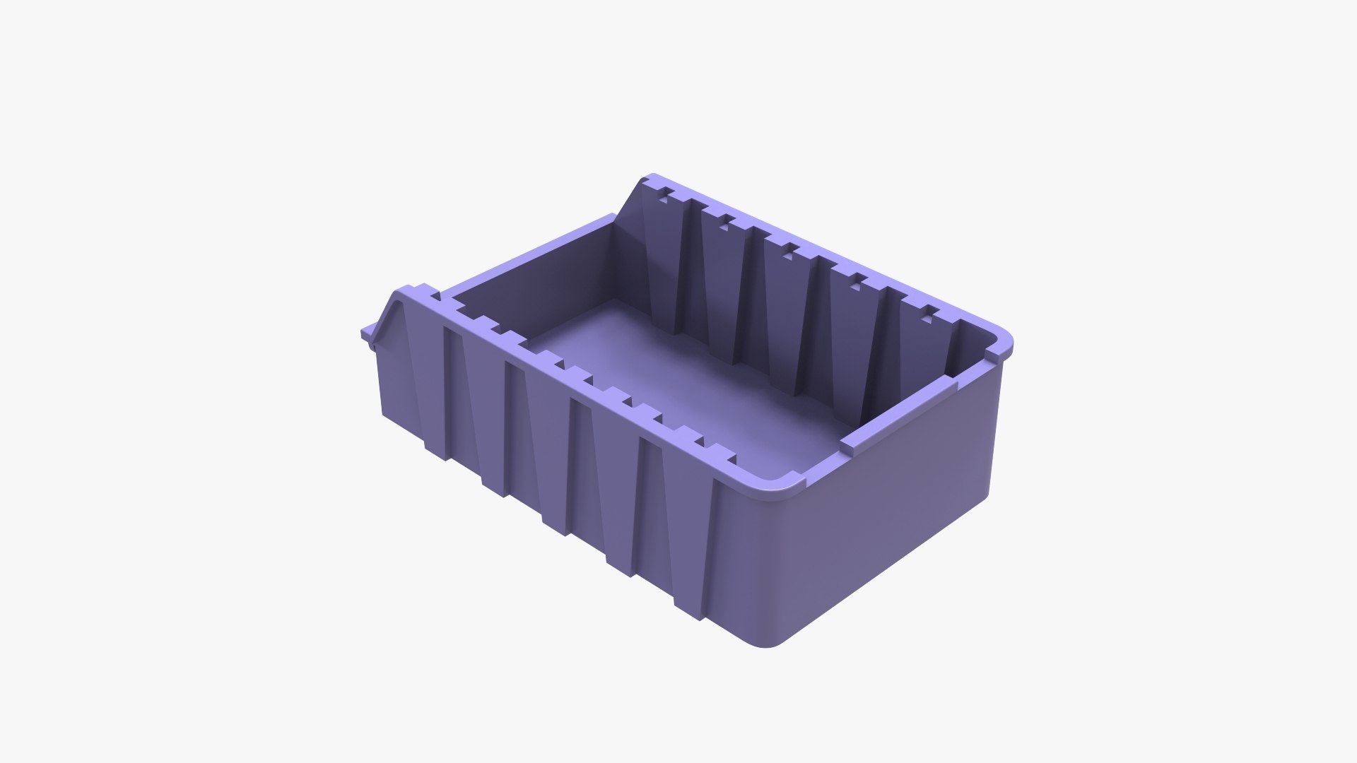 3D Storage Box Bin Stackable - TurboSquid 1792357