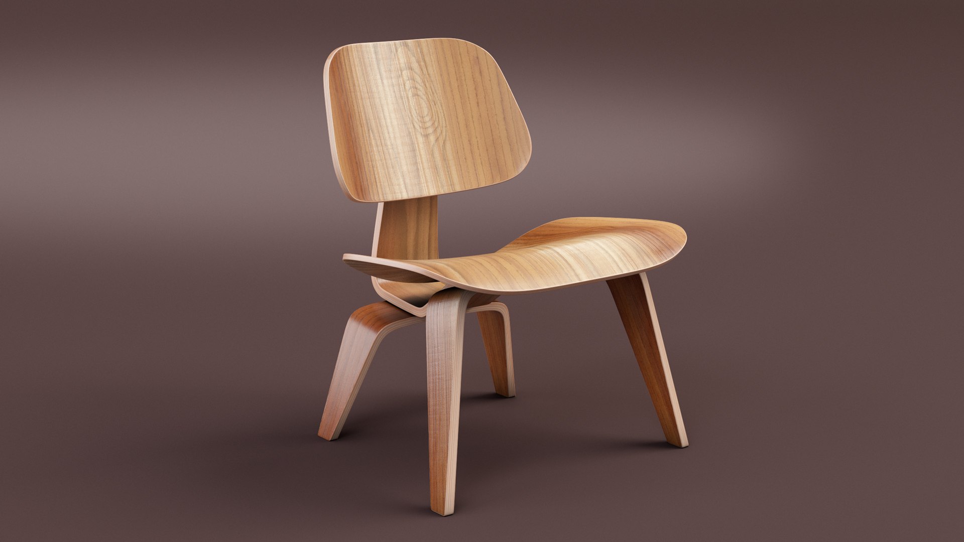 3D eames chair lounge charles model - TurboSquid 1603080