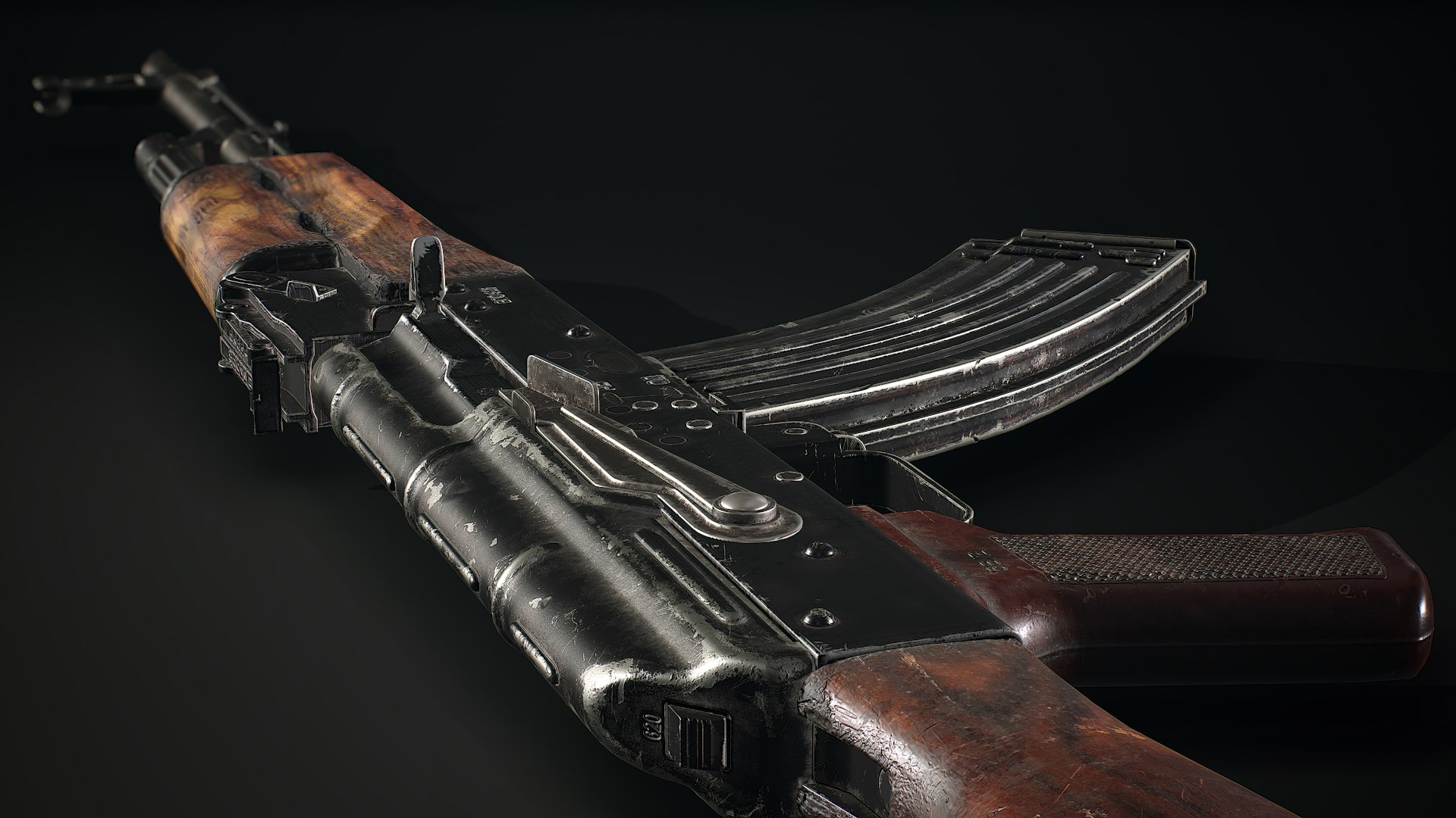 3D Model Photorealistic AKM - PBR Game Ready - TurboSquid 1725764