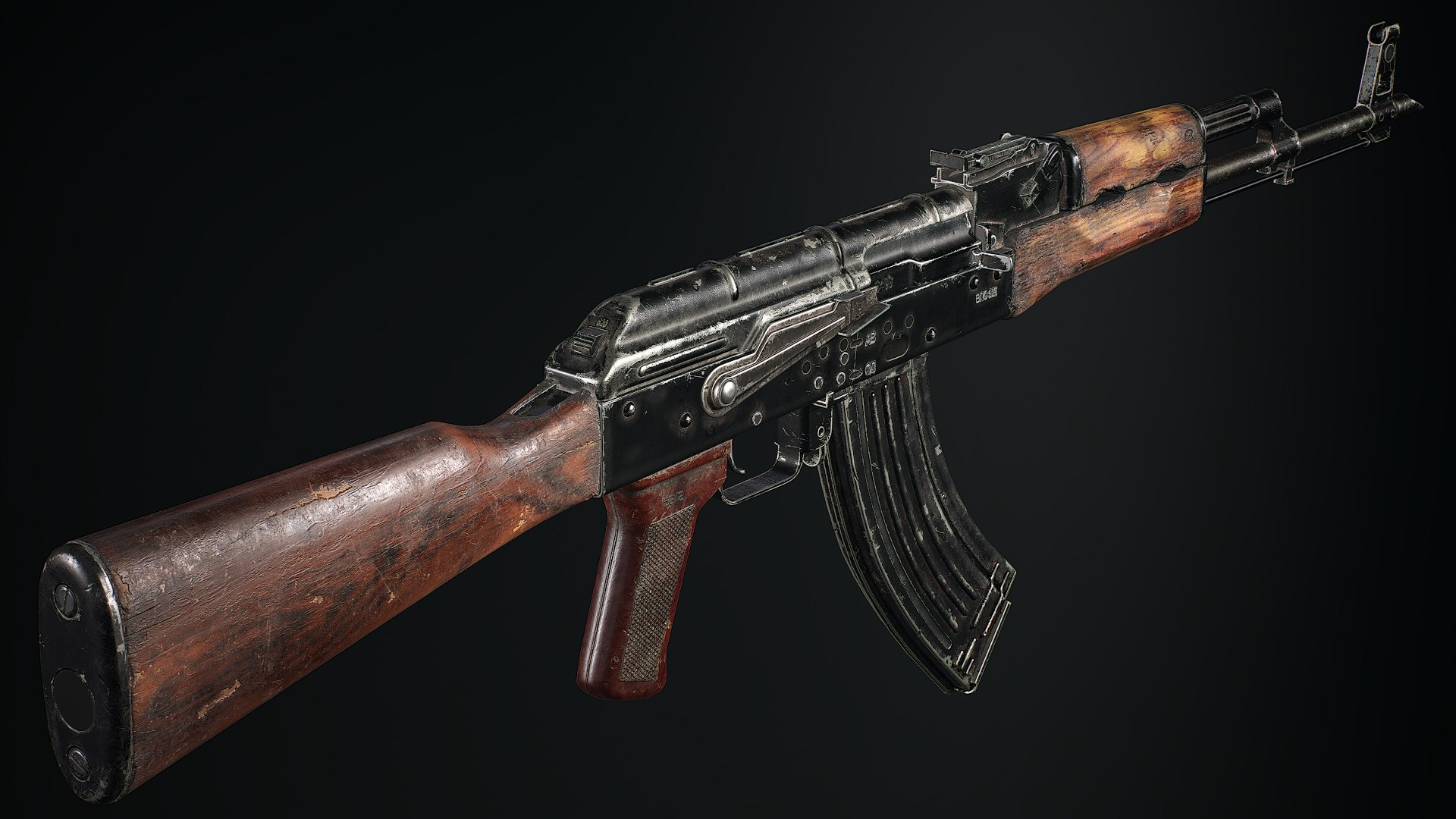 3D Model Photorealistic AKM - PBR Game Ready - TurboSquid 1725764