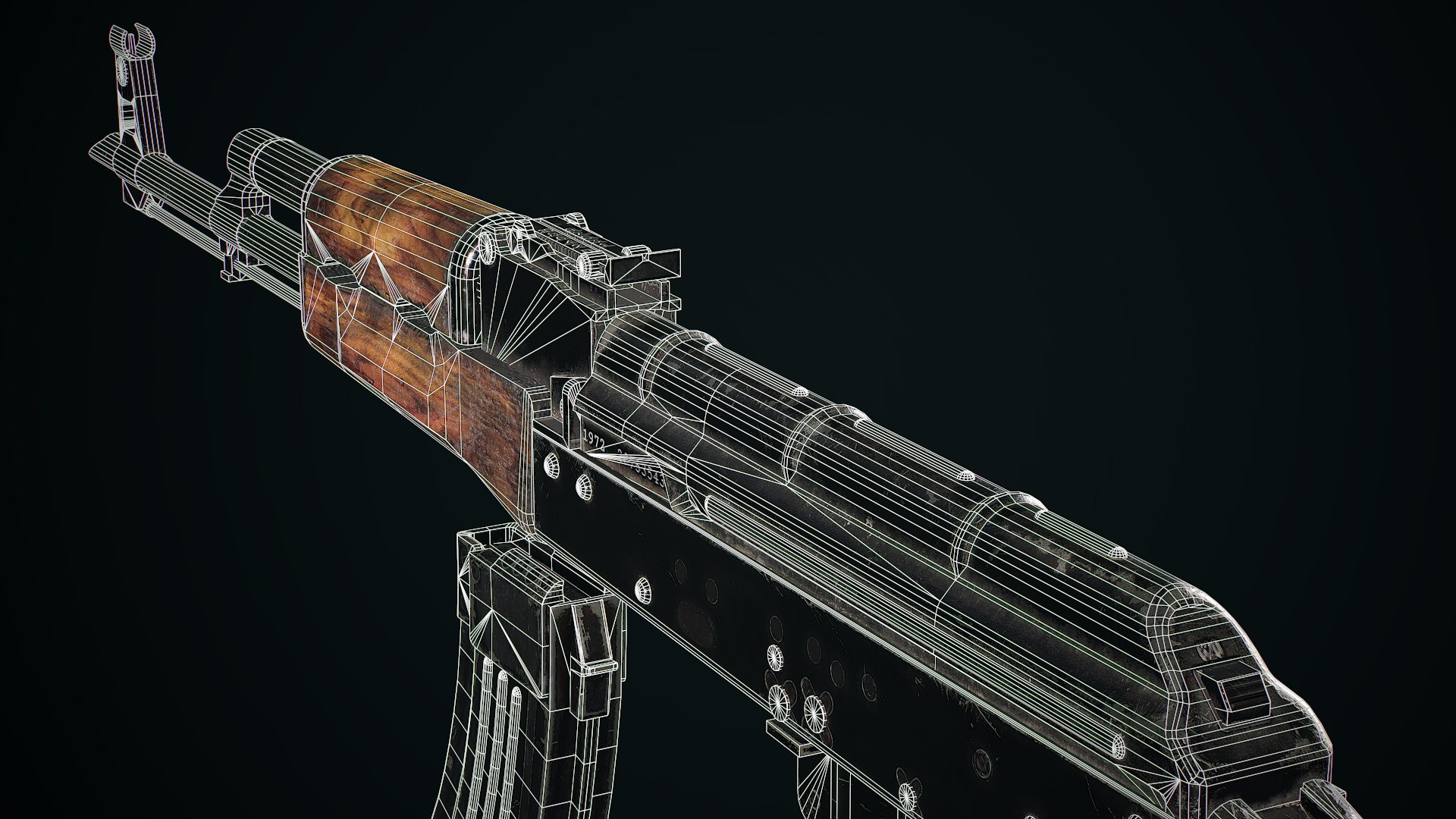 3D Model Photorealistic AKM - PBR Game Ready - TurboSquid 1725764