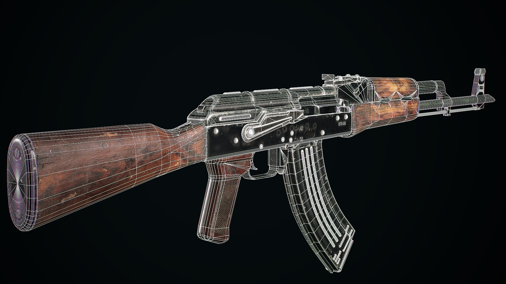 3D Model Photorealistic AKM - PBR Game Ready - TurboSquid 1725764