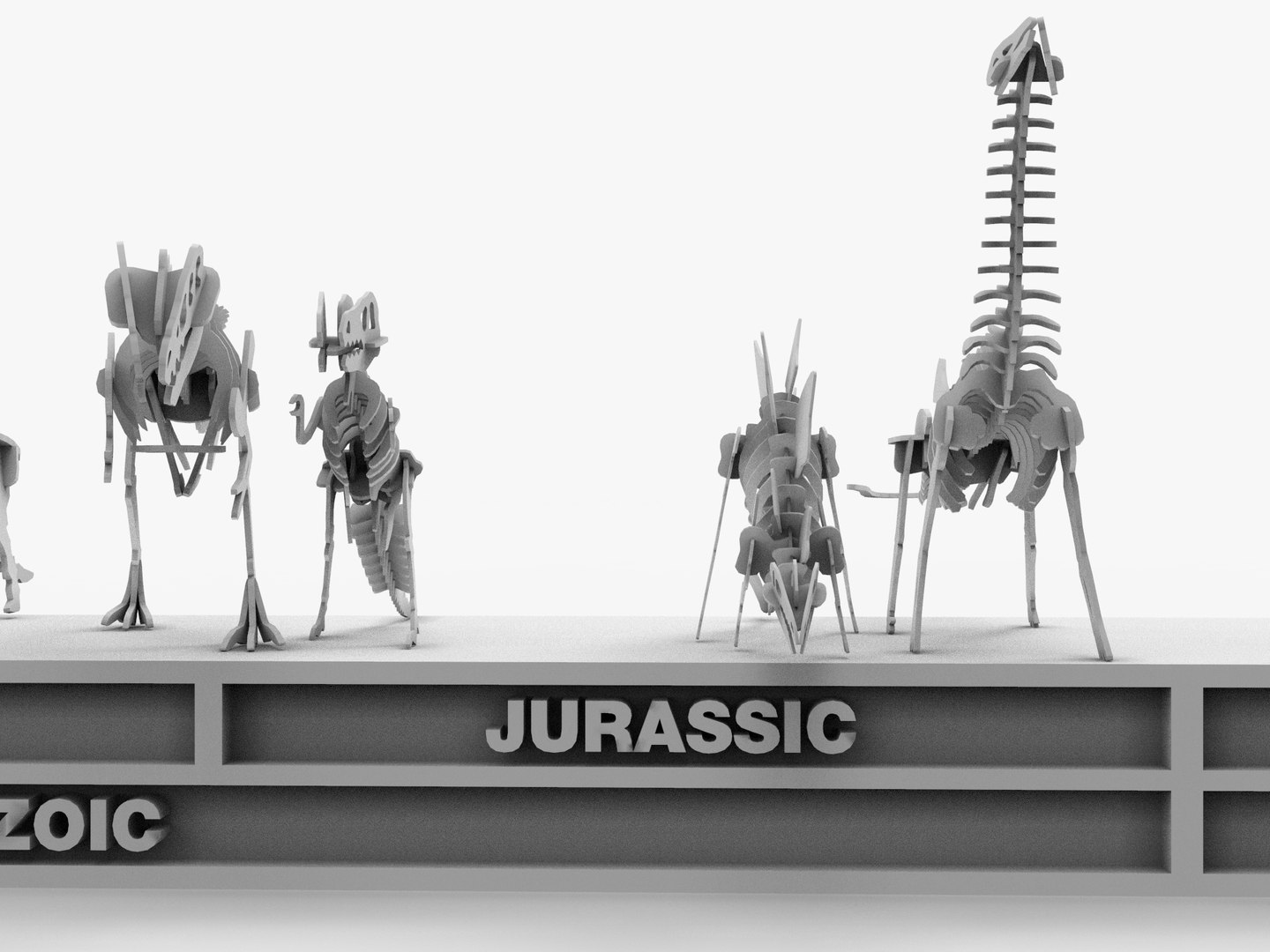 3D Model Evolution Darwin Skeleton - TurboSquid 1428001