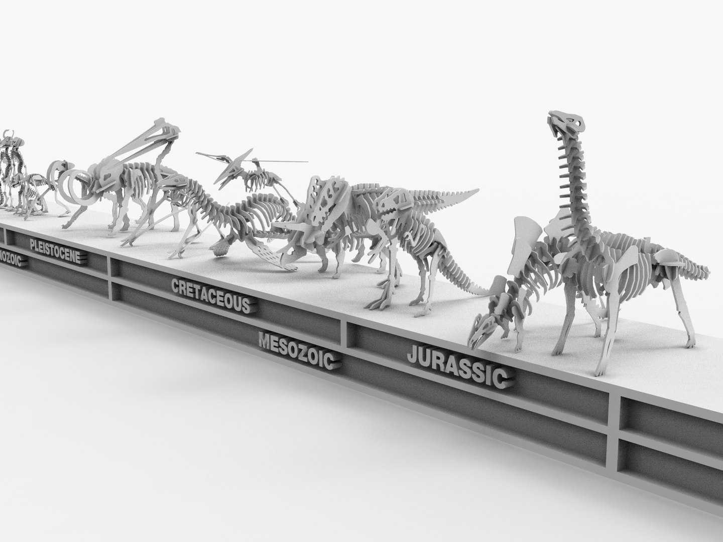 3D Model Evolution Darwin Skeleton - TurboSquid 1428001