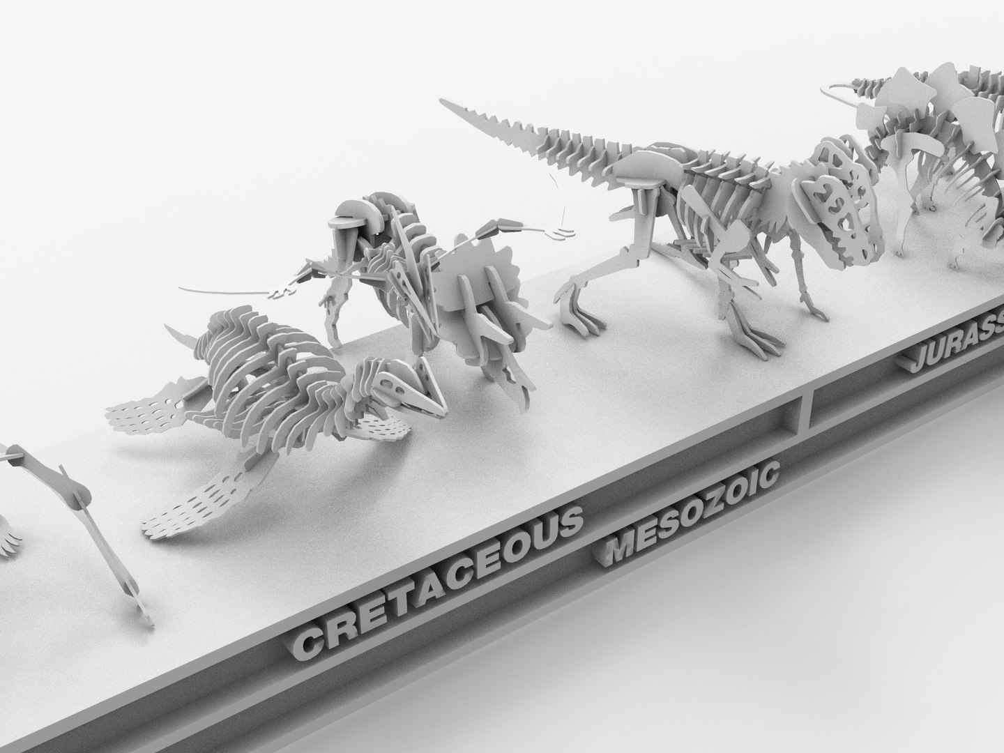 3D Model Evolution Darwin Skeleton - TurboSquid 1428001