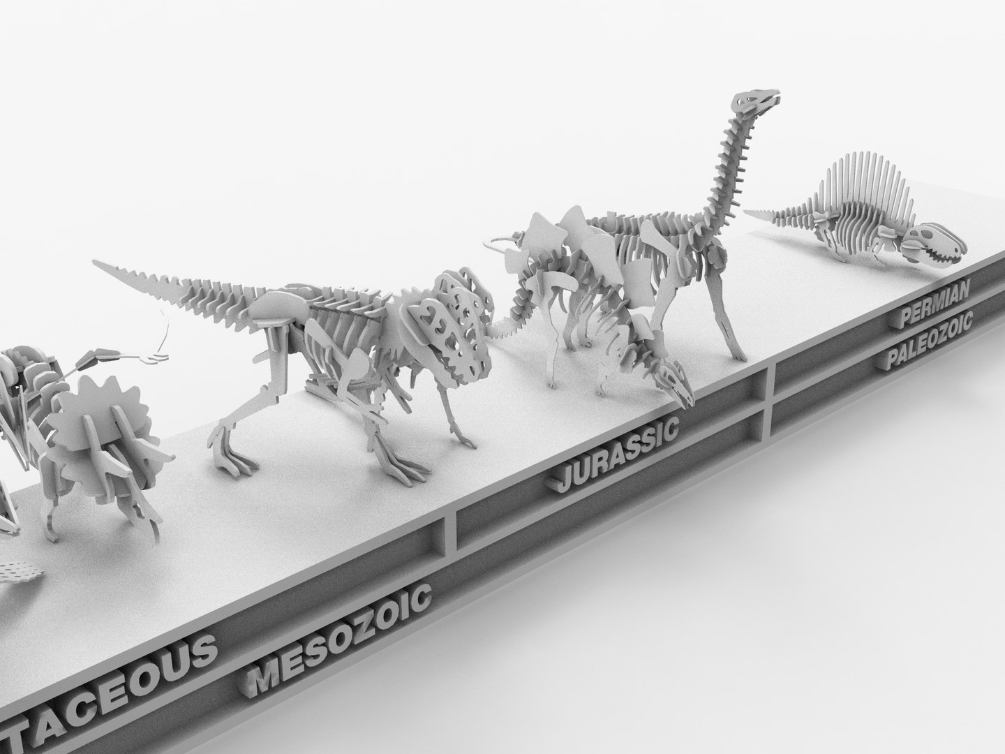 3D Model Evolution Darwin Skeleton - TurboSquid 1428001