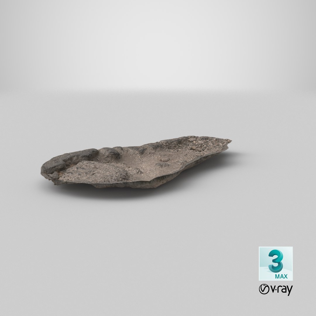 3D Pothole Large - TurboSquid 1866318