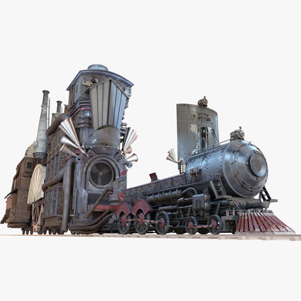 3d train house