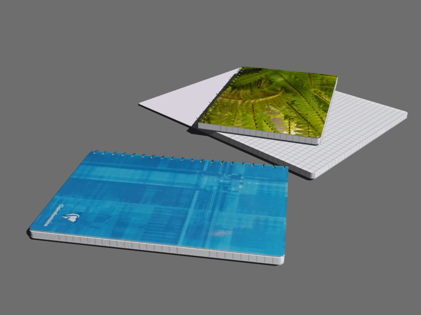 spiral notebook 3d model