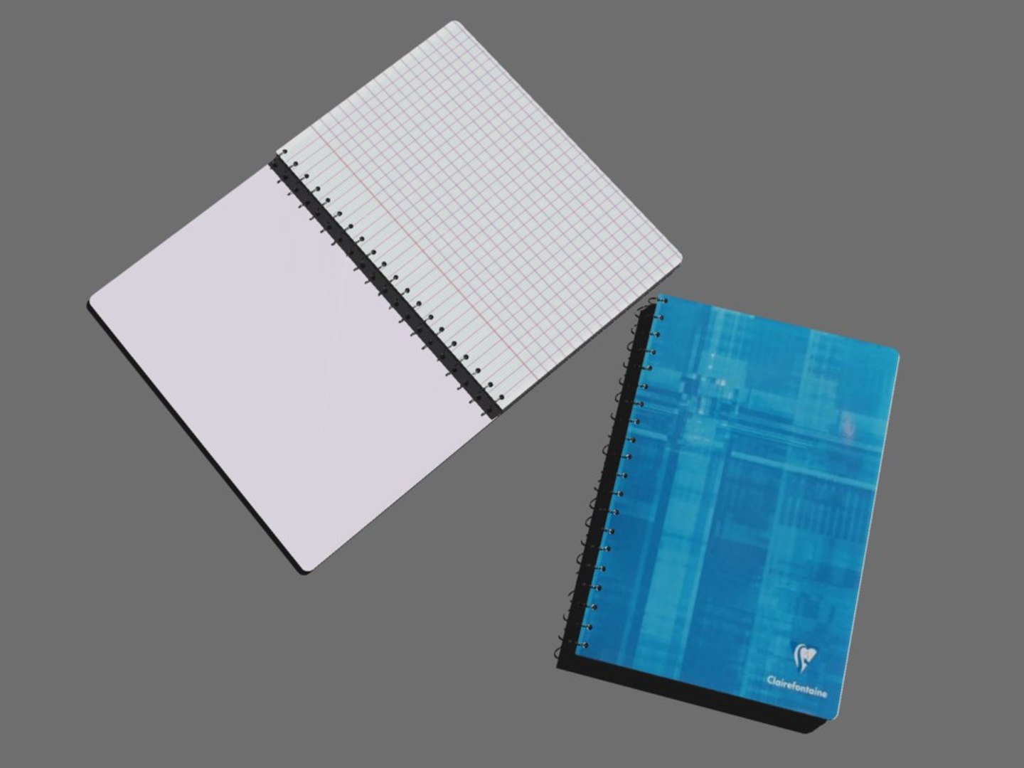 spiral notebook 3d model
