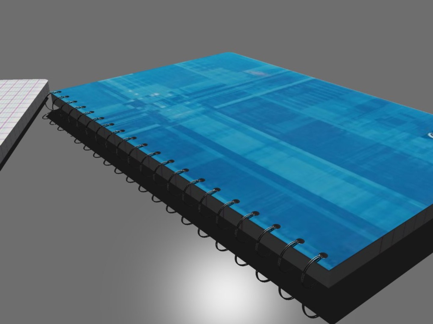 spiral notebook 3d model