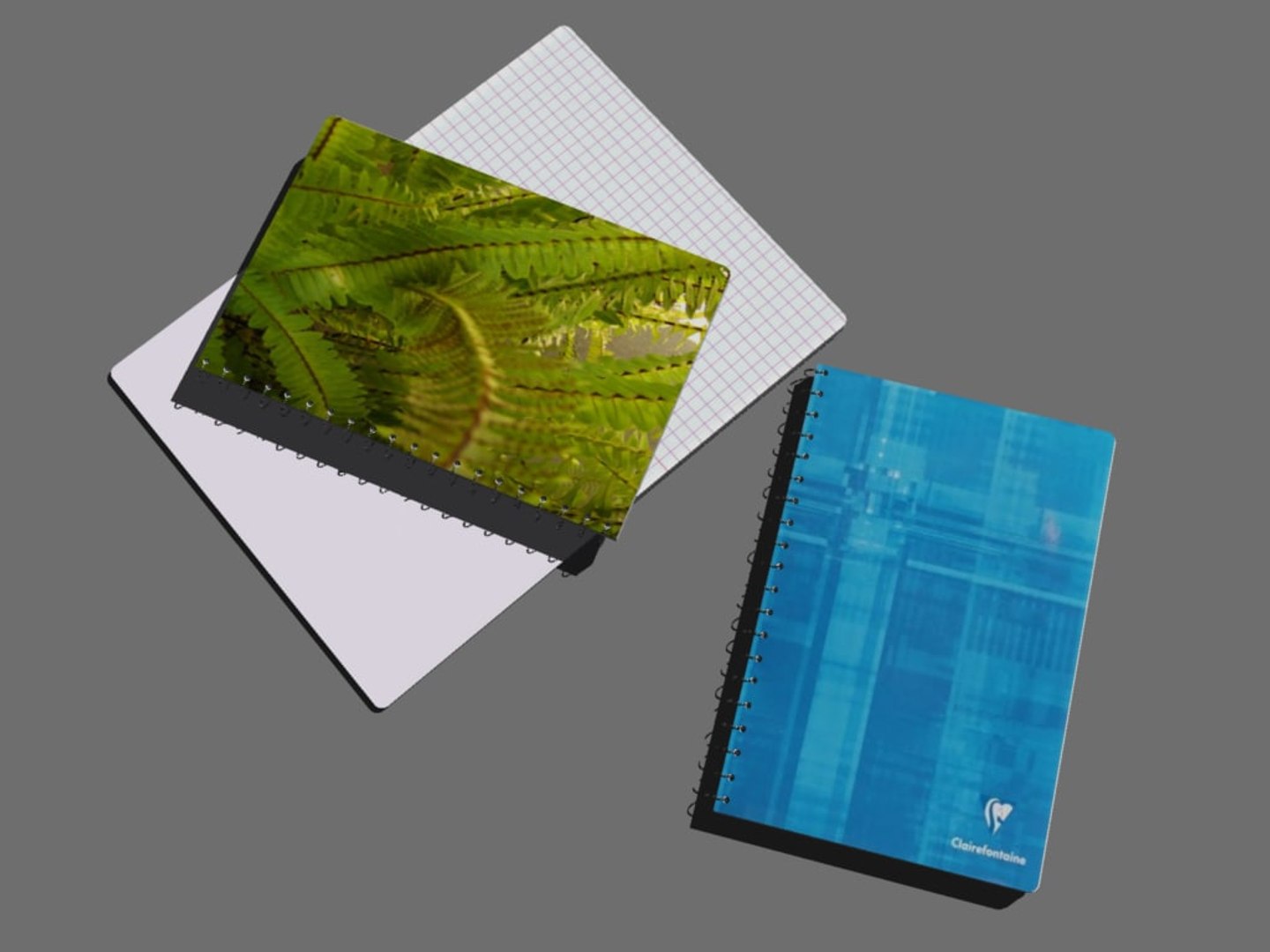 spiral notebook 3d model