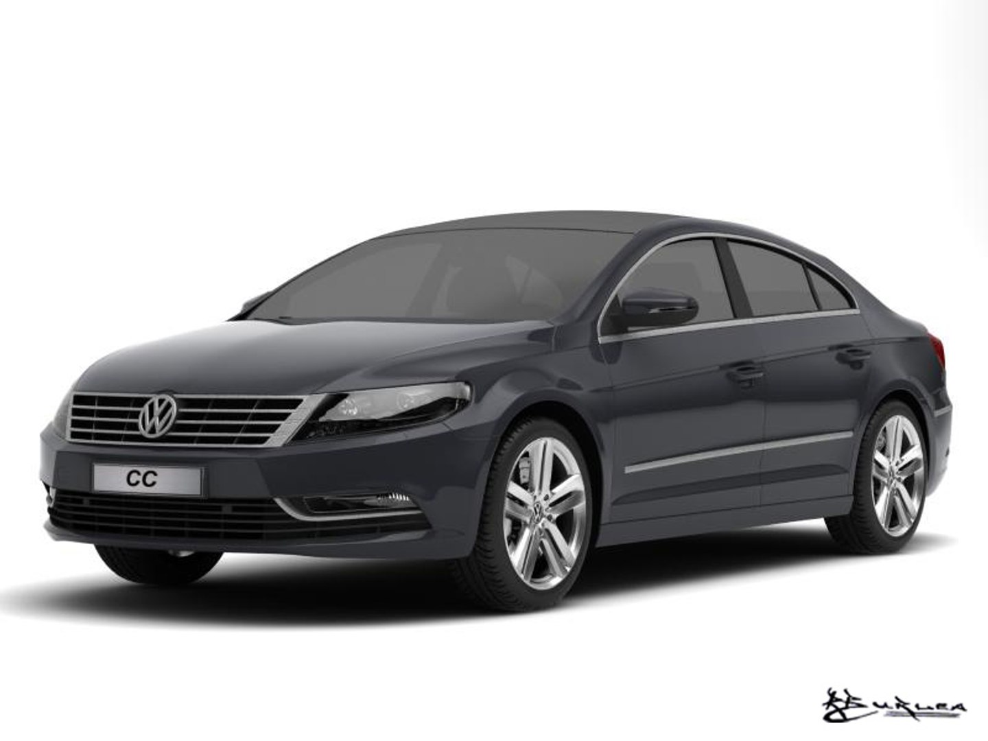 Volkswagen Cc 2013 3d Model