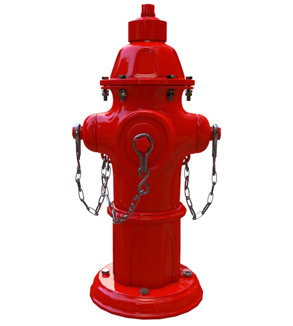 3d hydrant water firemen
