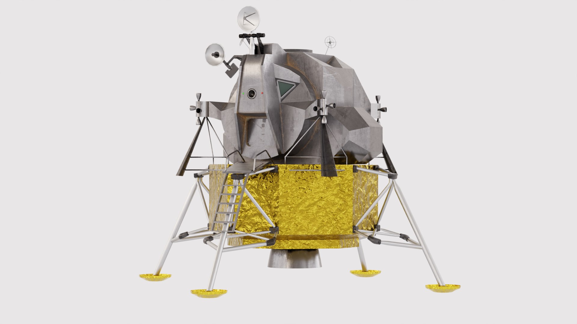 Apollo 13 Aquarius Lunar Module 3D Model - TurboSquid 2317382