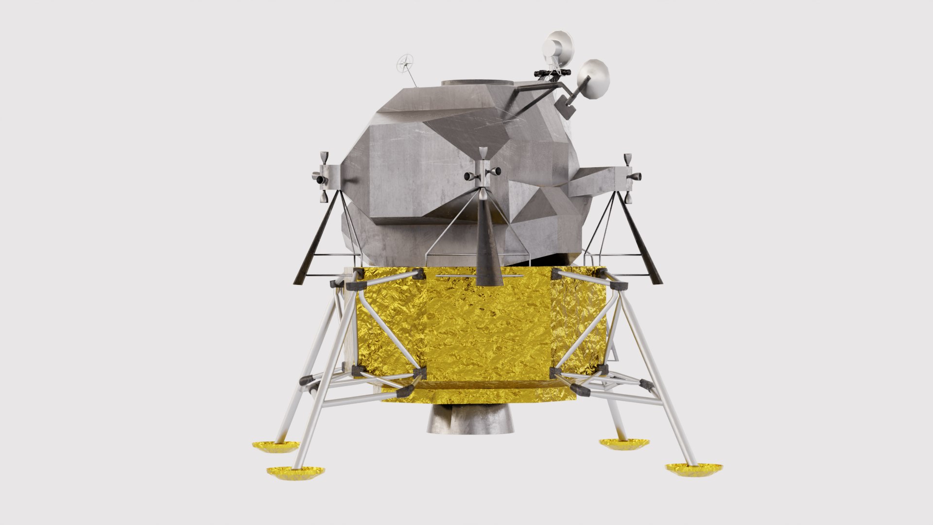 Apollo 13 Aquarius Lunar Module 3D Model - TurboSquid 2317382