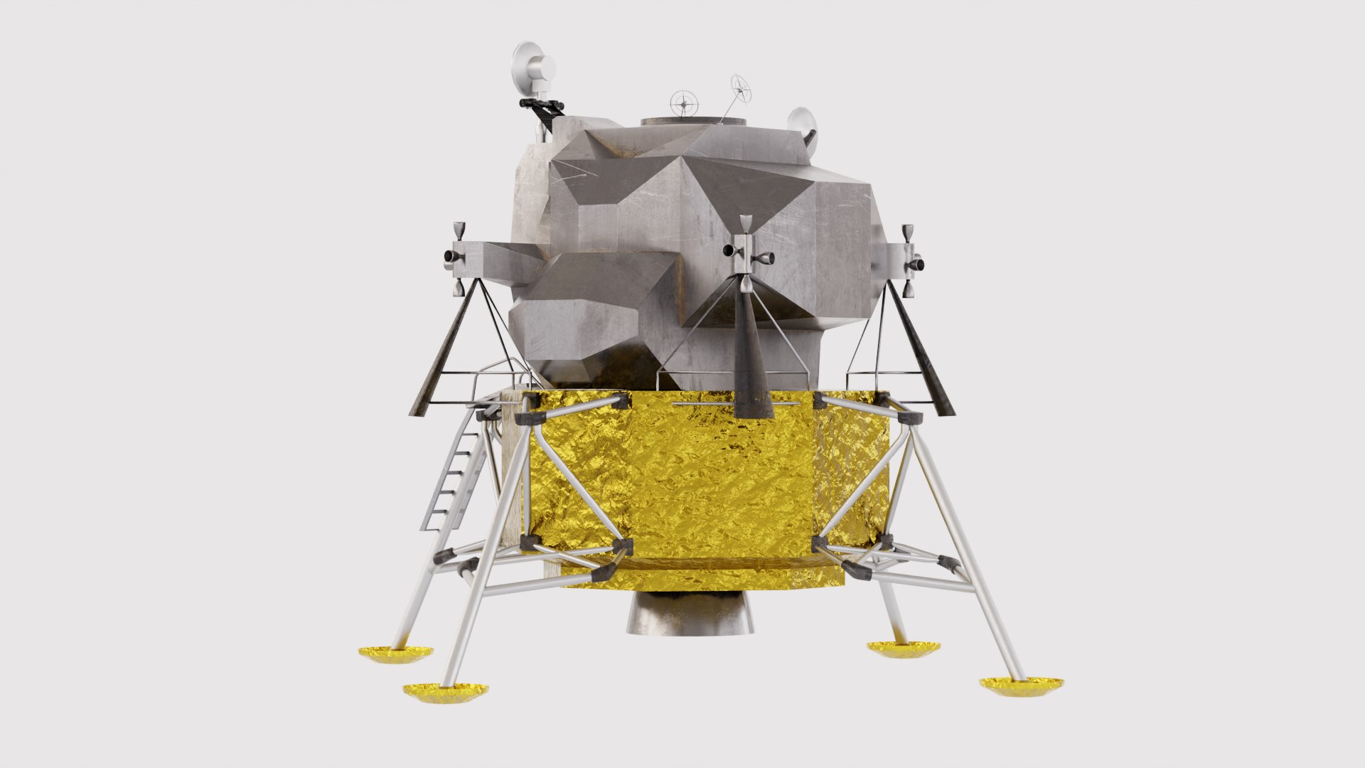Apollo 13 Aquarius Lunar Module 3D Model - TurboSquid 2317382